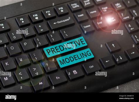 Conceptual Display Predictive Modeling Business Concept Maintenance Strategy Driven By