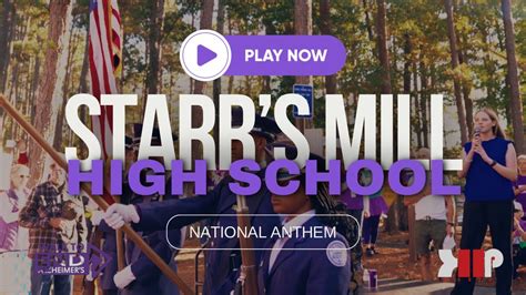 Starrs Mill Color Guard A Heartfelt Tribute At Alzheimers Walk Youtube