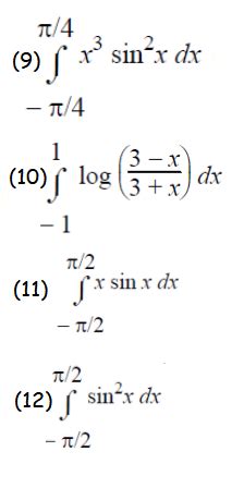 Practice Questions On Properties Of Definite Integrals