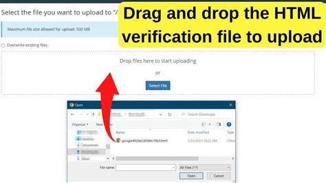 the 2 best ways to upload html verification file