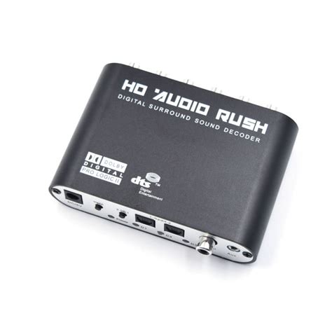 51 Ch Audio Decoder Spdif Coaxial To Rca Dts Ac3 Optical Digital