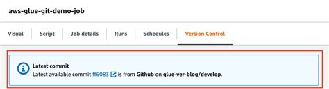Code Versioning Using Aws Glue Studio And Github Aws Big Data Blog