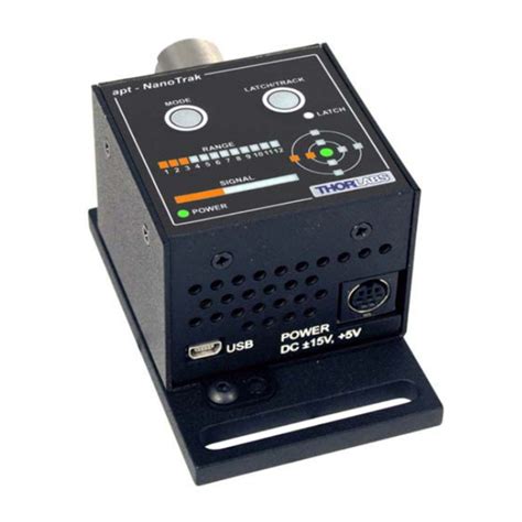 Thorlabs T Cube Nanotrak Tna001 Ir User Manual Pdf Download Manualslib