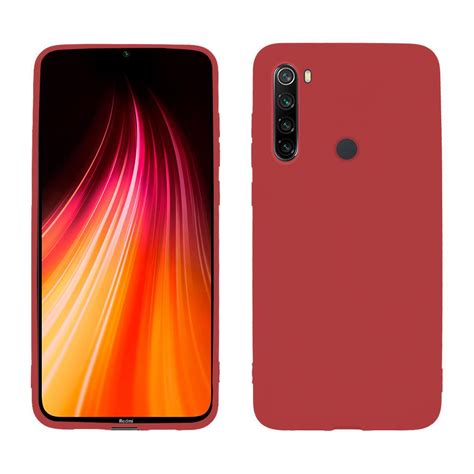 Capa Xiaomi Silicone P Redmi Note Vermelho KaBuM