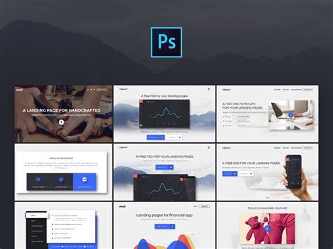 UI Components Free PSD Templates