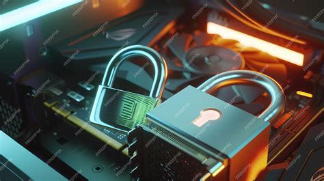 Premium Photo A Modern Gpu Card With Security Premium Photo A Modern Gpu Card With Security