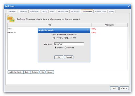 domain users user file access