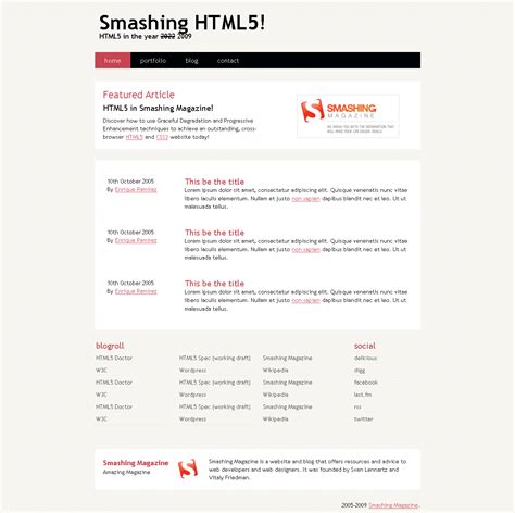 Coding An HTML Layout From Scratch Smashing Magazine