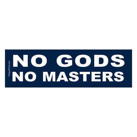 Sticker No Gods No Masters For Laptops Cars Water Bottles Etc Etsy