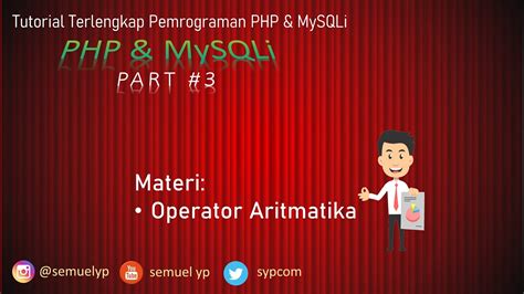 3 Php And Mysqli Operator Aritmatika Youtube