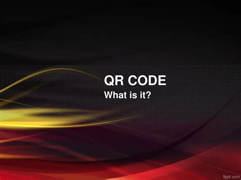 PPT QR CODE PowerPoint Presentation Free Download ID