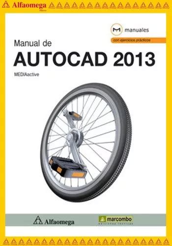 Manual De Autocad 2013 De Mediaactive Editorial Alfaomega Grupo