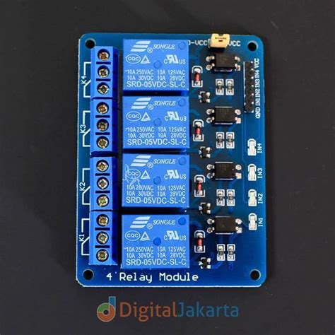 Digital Jakarta On Instagram 4 RELAY MODULE WITH OPTOCOUPLER PROTECTION Spec Module Type