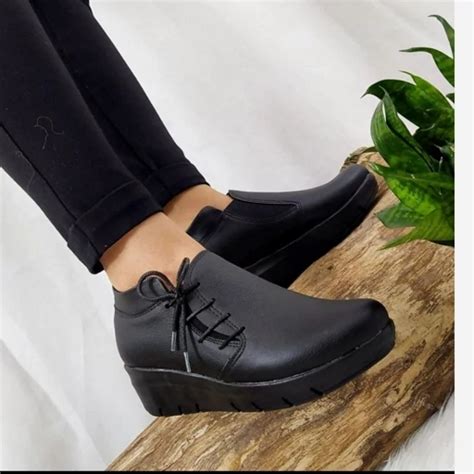 خرید و قیمت کفش اداری زنانه طبی لژ دار بغل بندی زنانه دخترانه بغل بندی