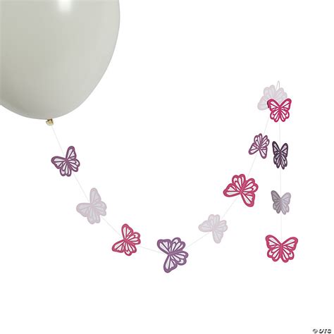 Butterfly Balloon Tails 6 Pc Oriental Trading
