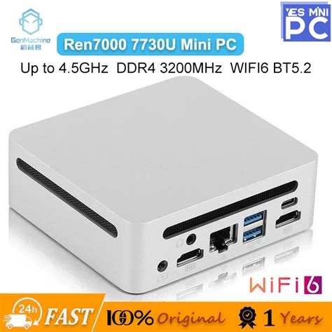Genmachine Mini Pc Amd R U Up To Ghz Ddr Mhz Ssd M Windows Wifi Gamer