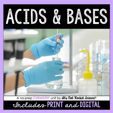 Acids And Bases Unit Shop It S Not Rocket Science