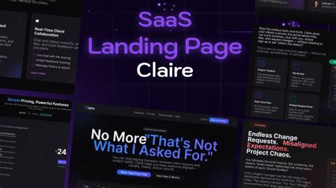 Saas Landing Page Website Designs Free Website Templates Web Design Inspiration Figma