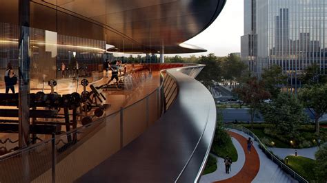 Mad Designs Undulating Cloud 9 Sports Center For Shijiazhuang