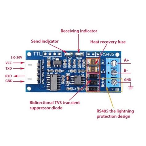 TTL To RS485 Converter 3 3V 5V Hardware Automatic Control Converter Module Price In BD CityTech BD
