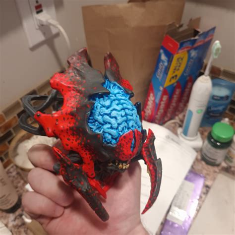 3d Print Of Big Brain Poison Bug By Joshuairwin1