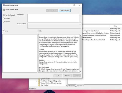 [how To] Disable Storage Sense In Windows 10 Using Group Policy Editor