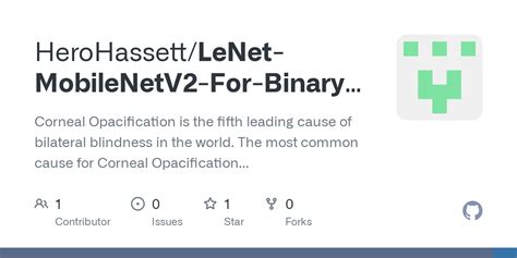 github herohassett lenet mobilenetv2 for binary classification of