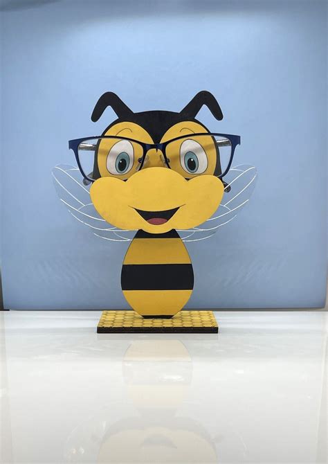 Bumble Bee Eyeglass Holder Hand Painted Animal Glasses Etsy