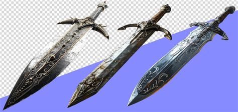 Premium Psd Antique Classic War Style Sword