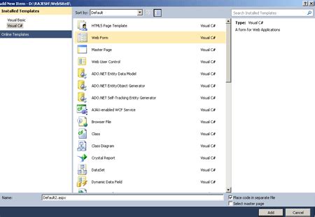 Working With Ajax Control In Asp Net Using Vb Net