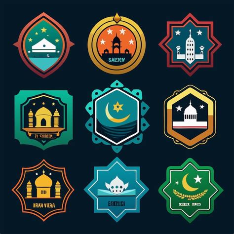 A Collection Of Different Designs For A Mosque And Mosque Premium Ai