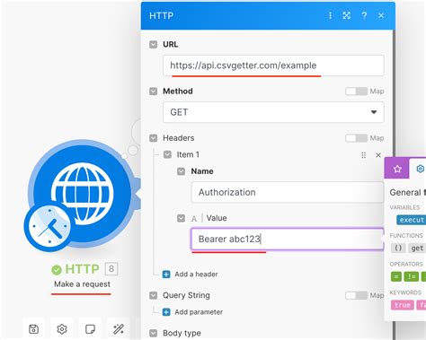 Authorization Bearer Token Example