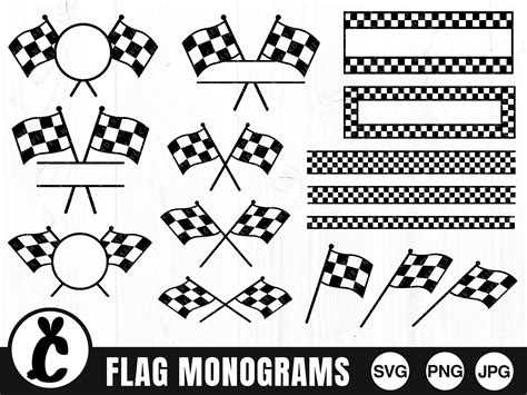 Checkered Flag Border Template