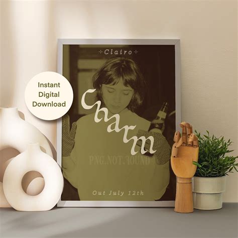 Clairo Charm Poster Etsy