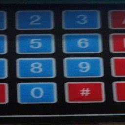 Matrix Keypad Fig Keypad Of The Electronic Lock System Download Scientific Diagram