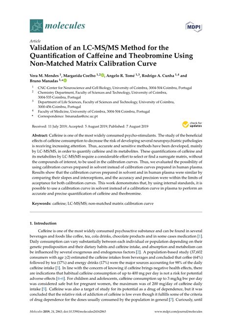 pdf validation of an lc ms ms method for the quantification of