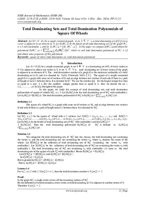 Pdf Total Dominating Sets And Total Domination Polynomials Of Square