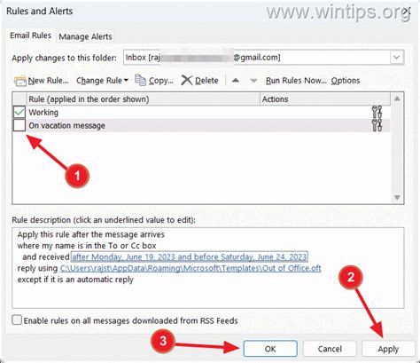 How To Send Automatic Replies In Outlook With Pop3imap Accounts