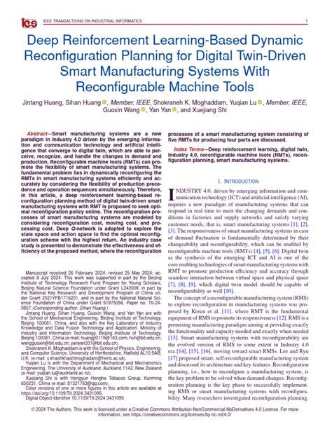 Deep Reinforcement Learning Based Dynamic Reconfiguration Planning For Digital Twin Driven Smart