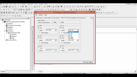 Belajar Plc Io Memory Allocation Plc Cp1h Omron Cx Programmer Youtube