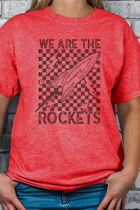 Stars We Are The Rockets Softstyle Adult T Shirt Wholesale Accessory