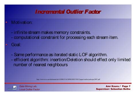 Local Outlier Factor Odp Computer Software And Applications Computing