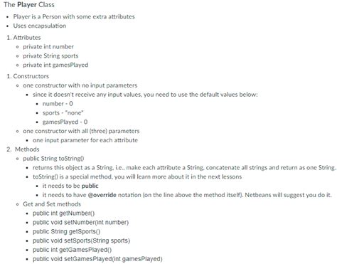 Solved Deliverable A Zipped NetBeans Project With Classes Chegg