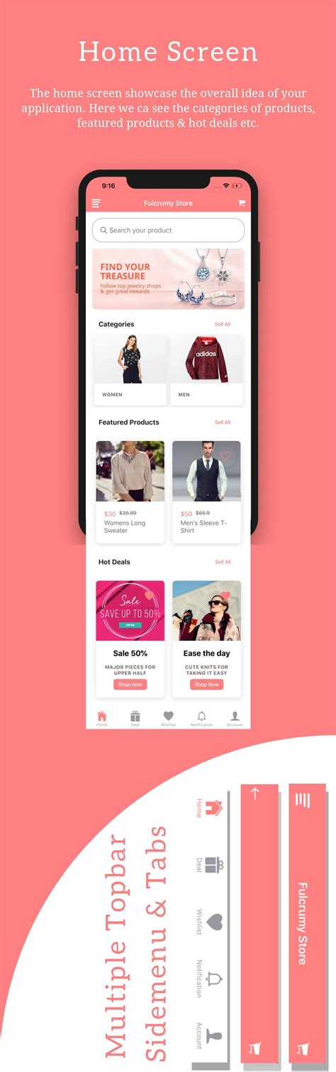 Ecommerce App Theme Template UI Ionic Angular TypeScript Code Market
