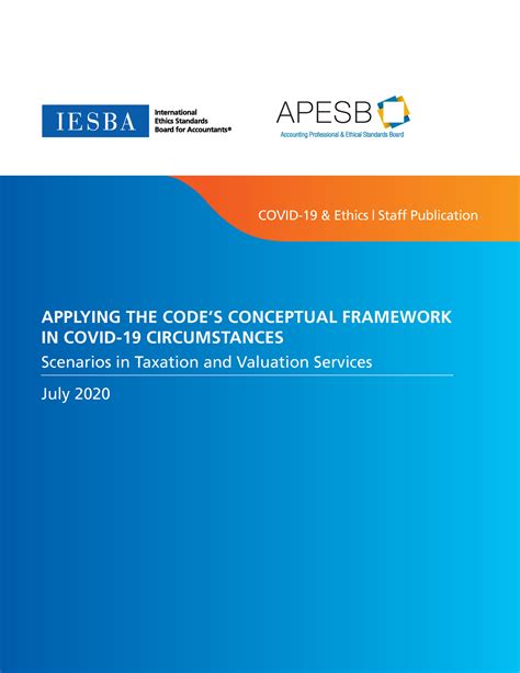 Iesba Apesb Applying The Codes Conceptual Framework In Covid 19