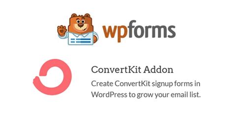 wpforms convertkit addon 1 0 0 wordpress plugins