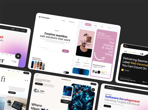 🚀 creative hero section designs for web and saas projects by mc uiux for master creationz global