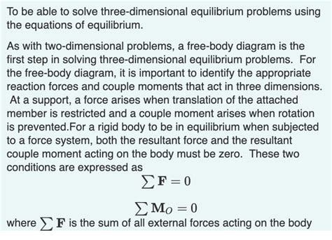 Solved To Be Able To Solve Three Dimensional Equilibrium
