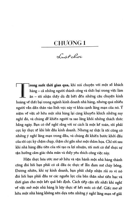 Sách Cẩm Nang Mở Nhà Hàng FAHASA