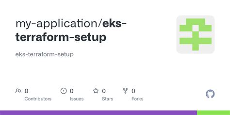 github my application eks terraform setup eks terraform setup